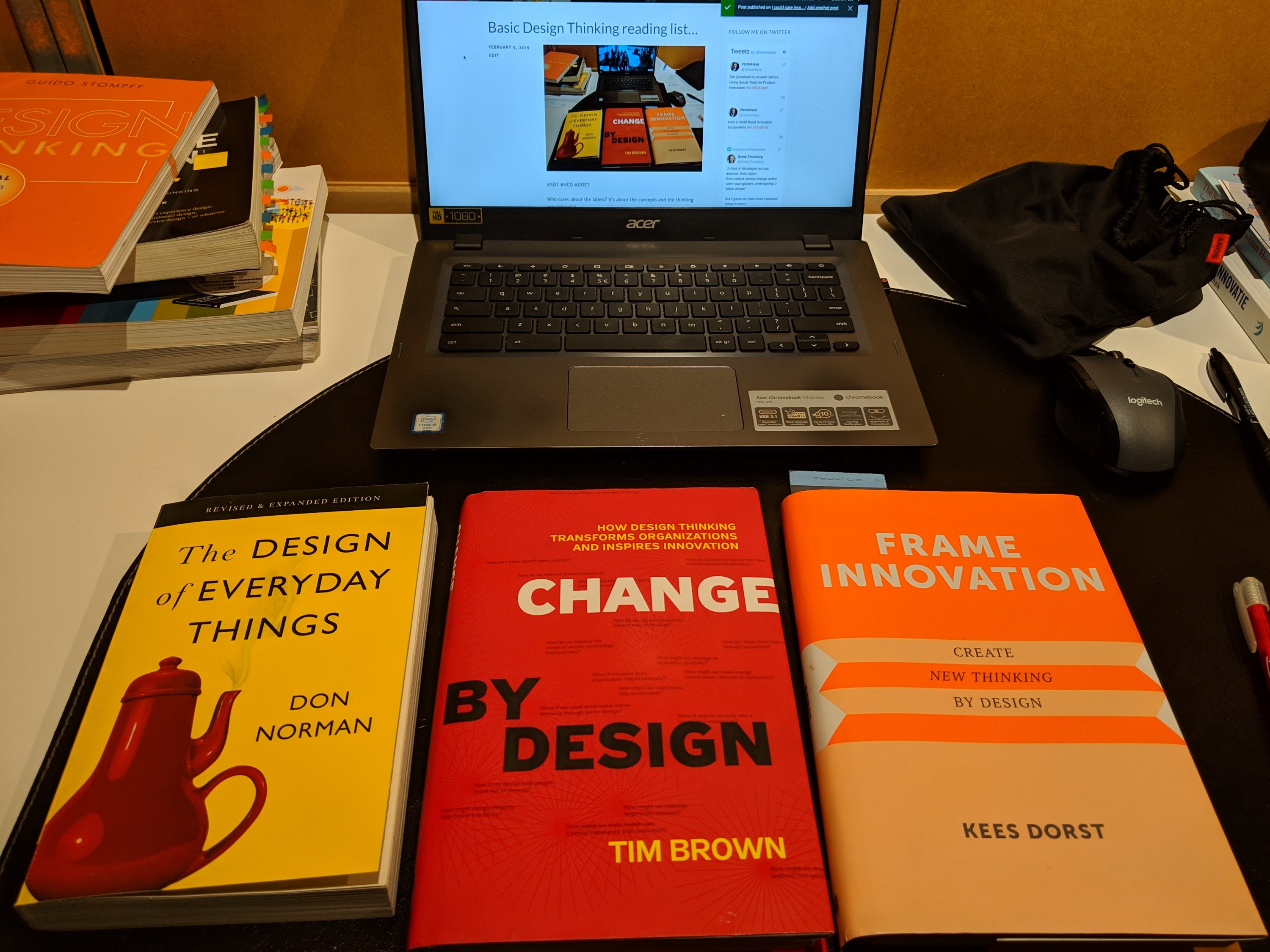 Basic Design Thinking reading list… – Victor Haze